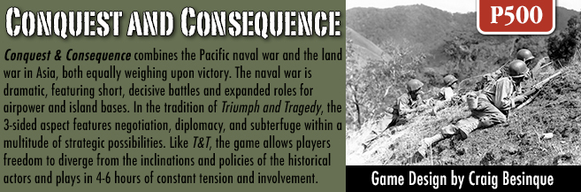 GMT Games - Conquest and Consequence