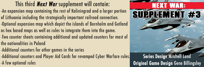 GMT Games - Next War: Supplement #3