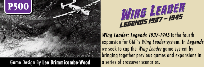 GMT Games - Wing Leader: Legends 1937-1945